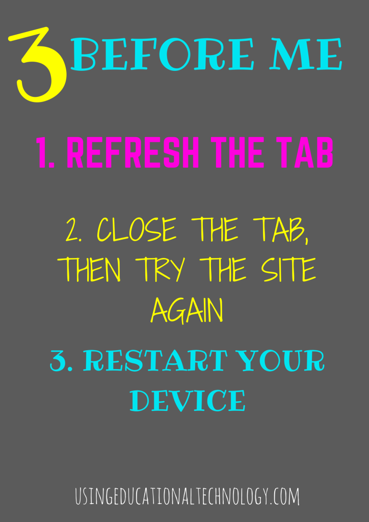 Technology Troubleshooting Tips - Teaching with Technology