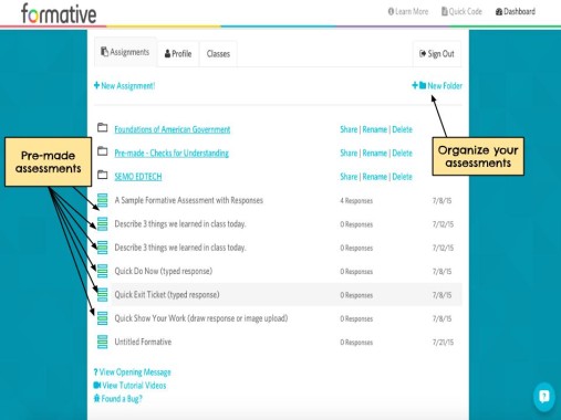 How to use Formative to Assess Student Learning