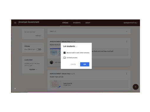 Google Classroom Updates: August 2015