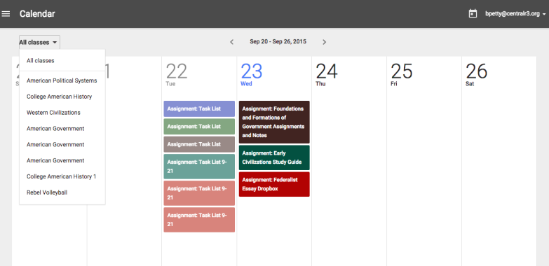 Google Classroom Updates - September 2015