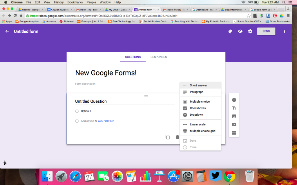 Great Update to Google Forms