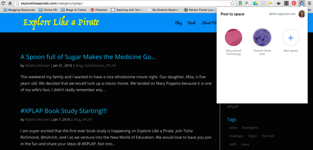 Using Google Spaces for PD - Teaching with Technology