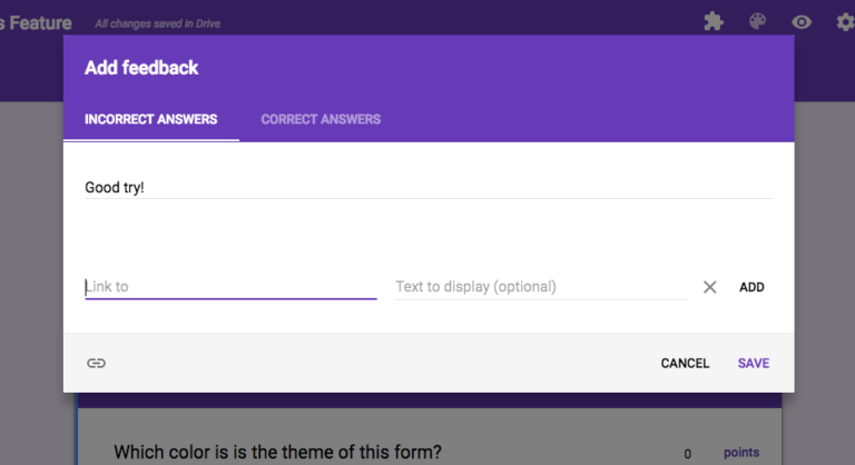 NEW "Quiz" Feature Google Forms Addition - Teaching with Technology