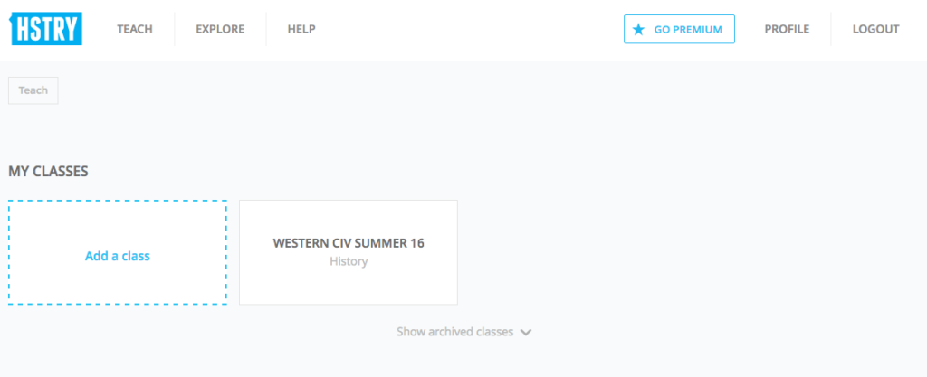 How to Use HSTRY in the Classroom - Teaching with Technology