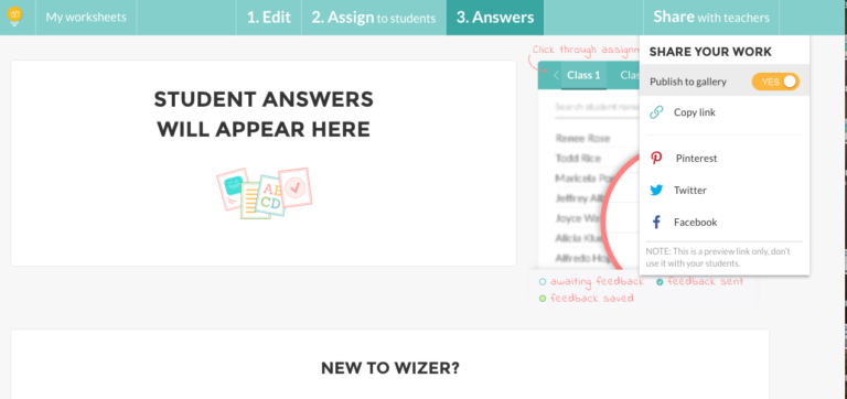 Use Wizer.Me to Create AWESOME Interactive Worksheets! - Teaching with ...