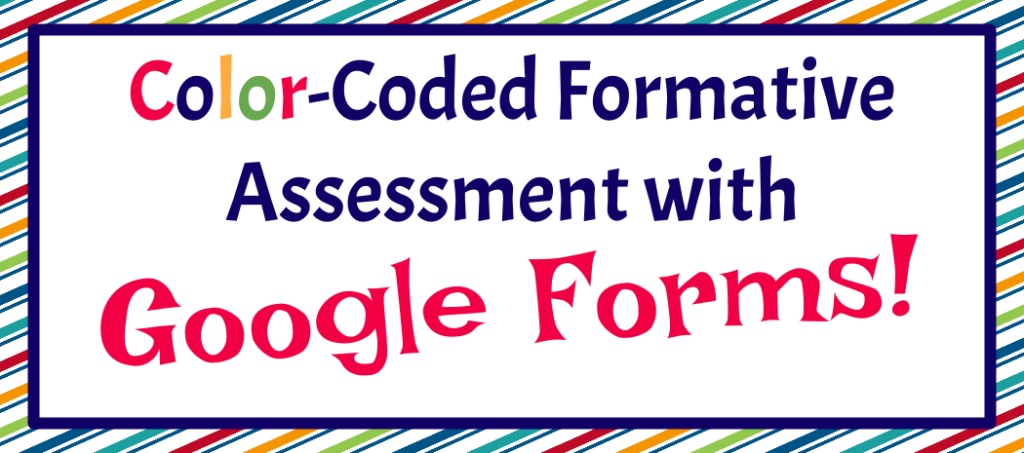 Google Form Formative Assessment- Do You Understand? - Teaching with ...