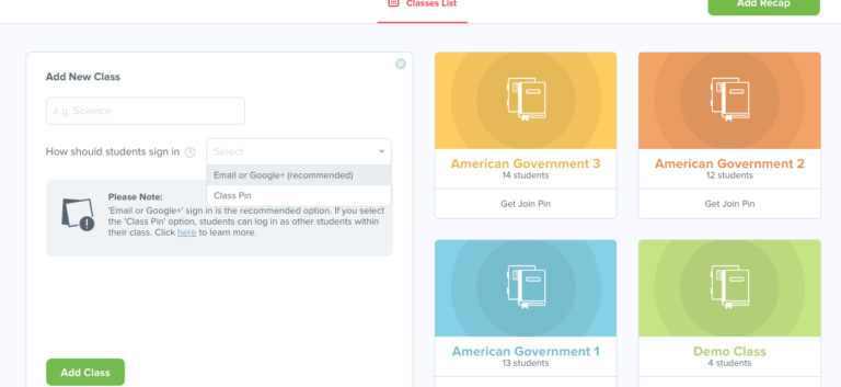 Using Recap for Student Review and Reflection - Teaching with Technology
