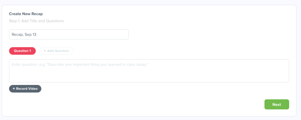 Using Recap for Student Review and Reflection - Teaching with Technology