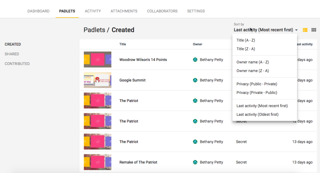 Navigating the New Padlet Site - Teaching with Technology