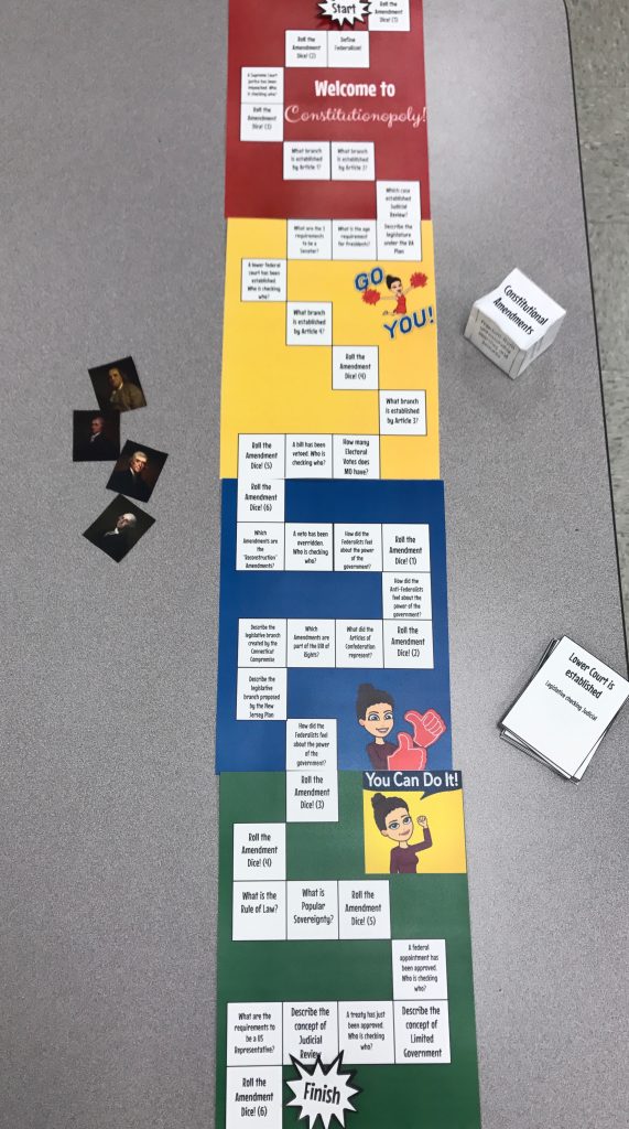 Constitution Land - Constitution Review Game w/Google Slides - Teaching ...