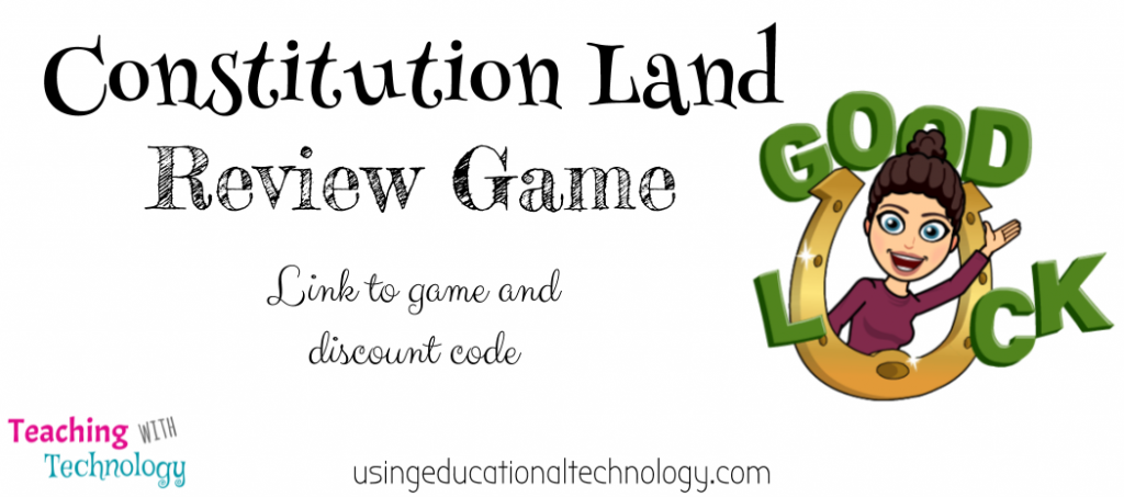Constitution Land - Constitution Review Game w/Google Slides - Teaching ...