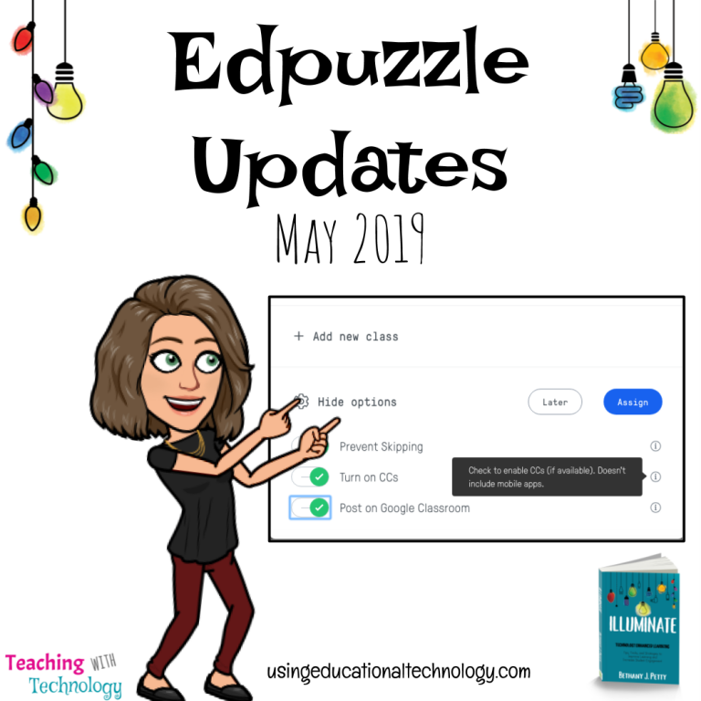 Edpuzzle Updates - May 2019 - Teaching with Technology