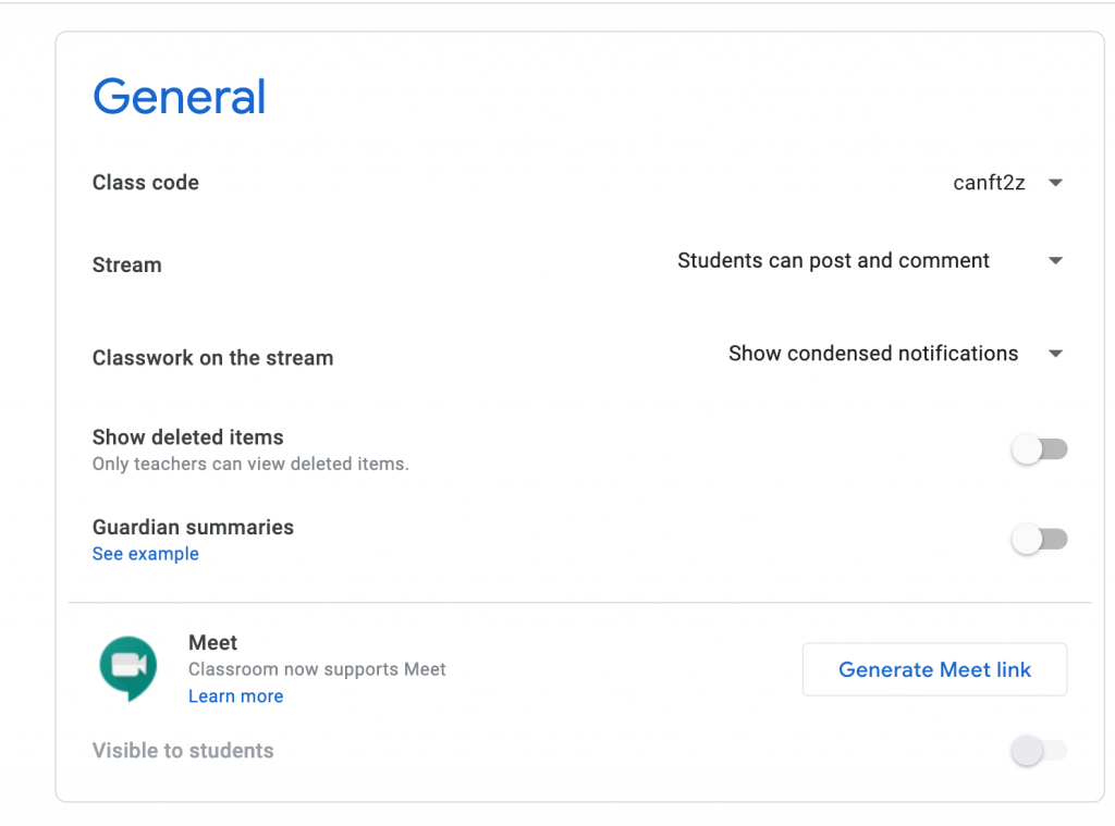 Google Classroom and Google Meet Integration - Teaching with Technology