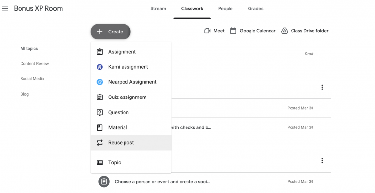Creating a Google Classroom Filing Cabinet - Teaching with Technology